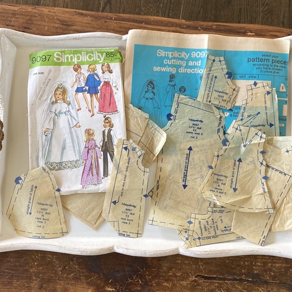 Simplicity | Toys | 97 Simplicity Barbie Doll Wardrobe Sewing Pattern ...